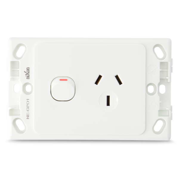 Single 10Amp Powerpoint / GPO Outlet – Nixon Data Comms & Electrical