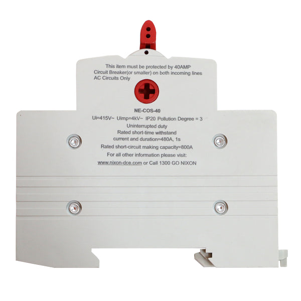 Change Over Switch - 2 Pole 40AMP – Nixon Data Comms & Electrical
