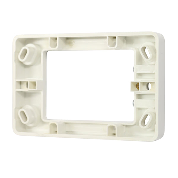 16mm Shallow Mounting Block - White – Nixon Data Comms & Electrical