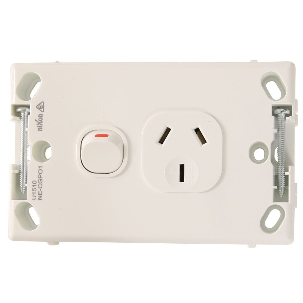 Classic Single 10Amp Powerpoint / GPO Outlet – Nixon Data Comms ...