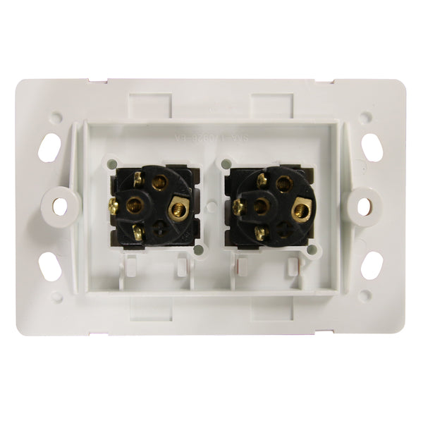 SLIM - 2 Gang Wall Switch – Nixon Data Comms & Electrical