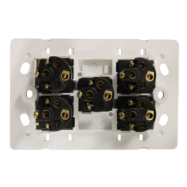 SLIM - 5 Gang Wall Switch – Nixon Data Comms & Electrical